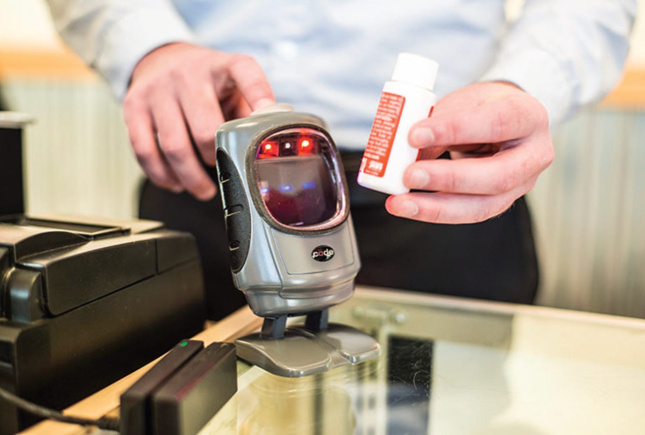 Code CR5000 Hands-Free Barcode Scanner | USB, Serial or BT