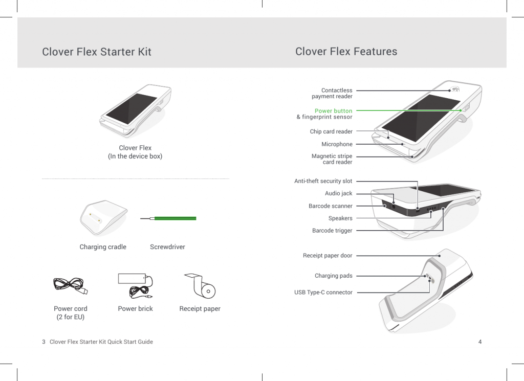 Free Clover Flex Mobile POS -WiFi or LTE