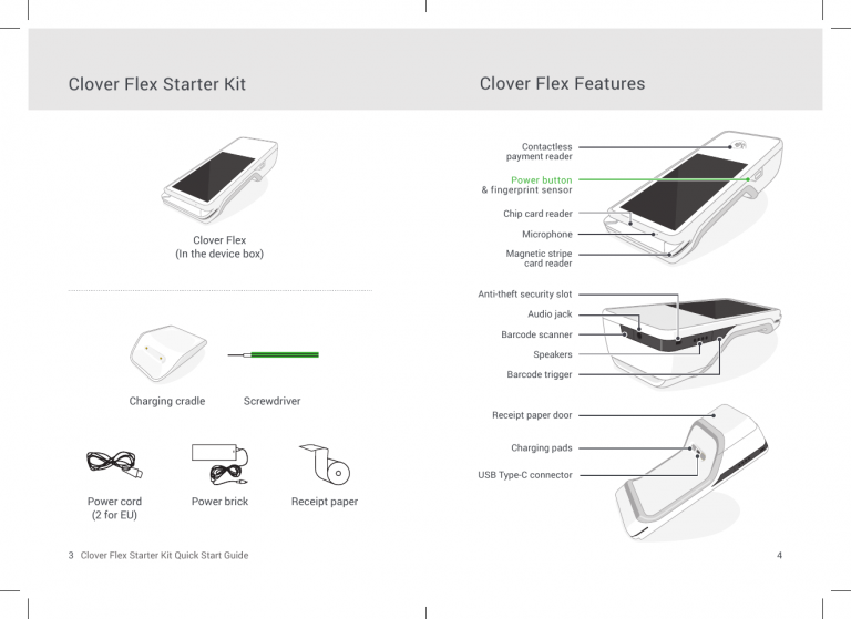Free Clover Flex Mobile POS -WiFi or LTE
