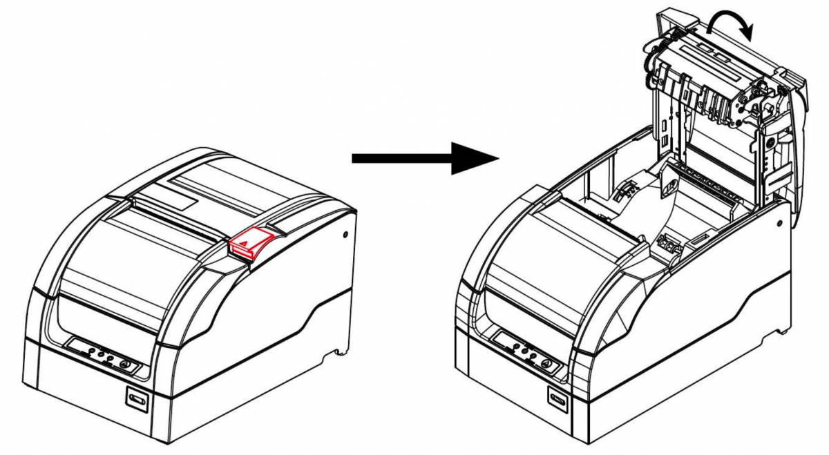 SNBC BTP-M300 Impact Printer USB+Serial - USB+Ethernet